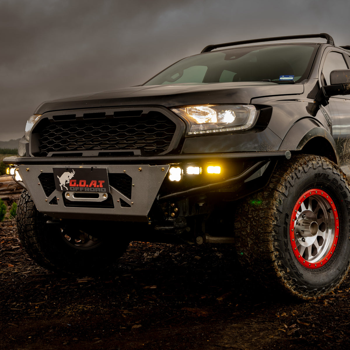 2018-2022 Ranger Raptor DesertSpec prerunner tube bumper – G.O.A.T Offroad